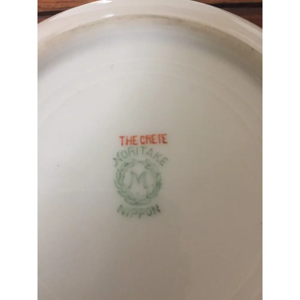 Noritake | Dining | Set 4 Vtg Noritake Nippon Crete Greek Key White ...